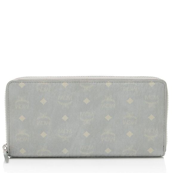 MCM | Accessories | Mcm Visetos Large Zip Wallet | Poshmark